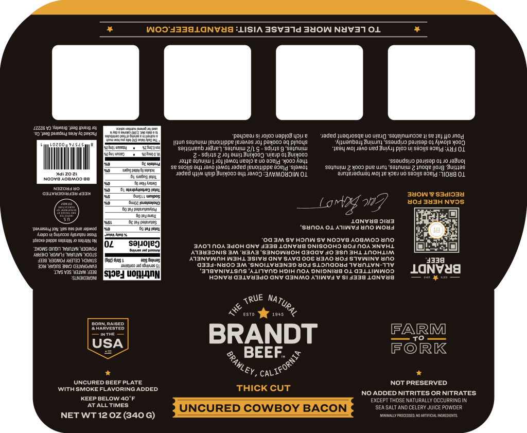 Brandt Beef Bacon – One World Meat Co.